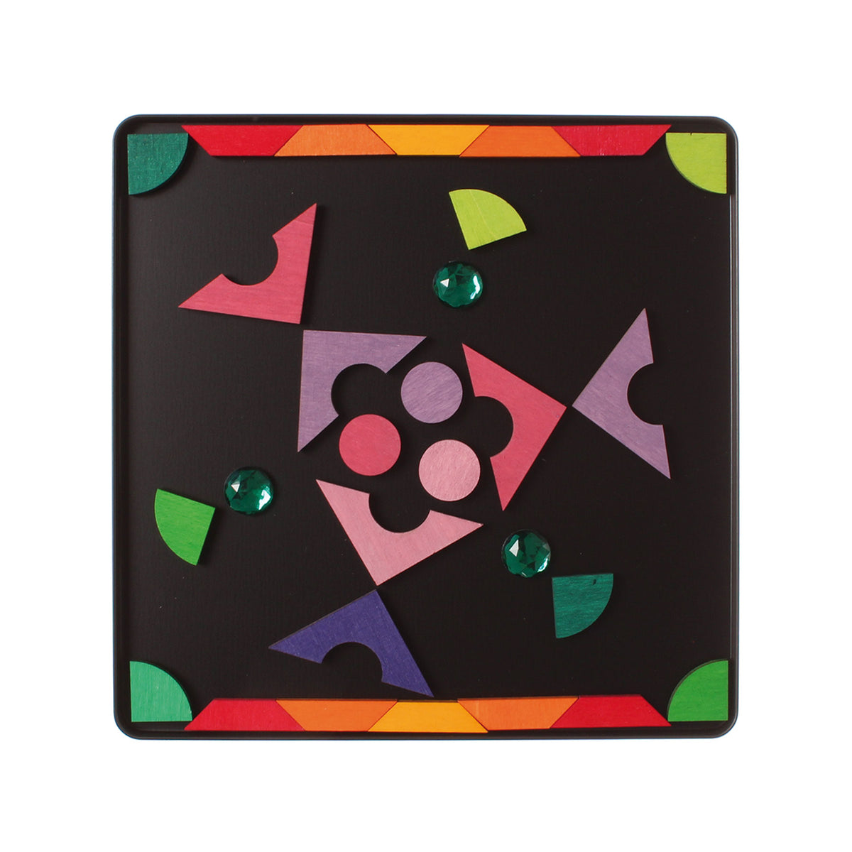 Grimms Magnet Puzzle Triangle, Square, Circle 64 Pieces – The Acorn Store