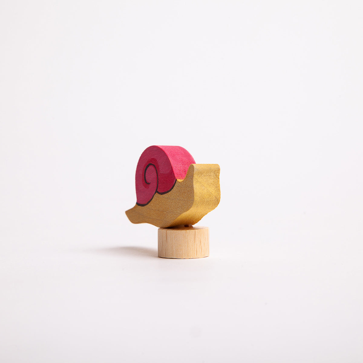 Grimms Wooden Decorative Figure Pink Snail – The Acorn Store