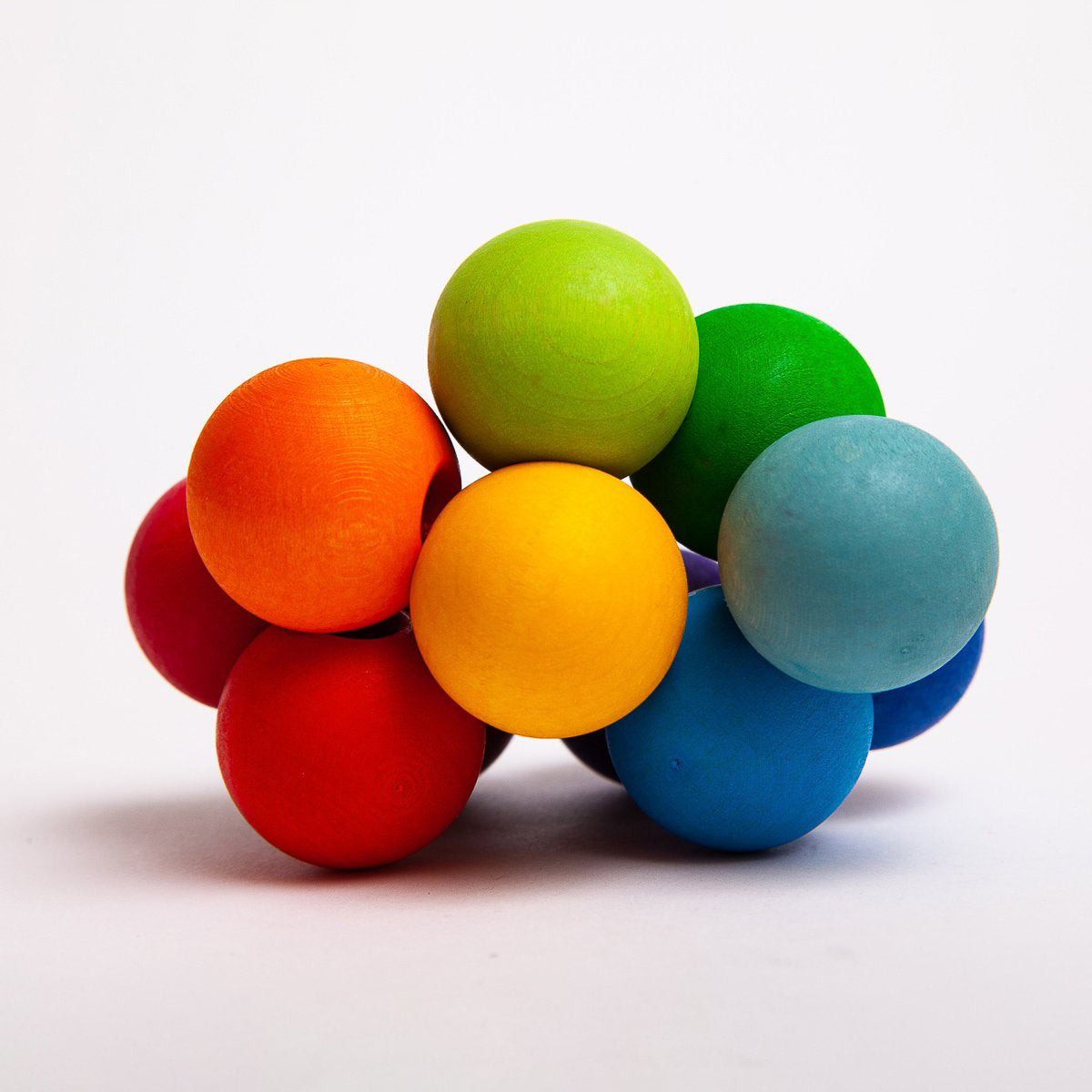 Grimms Organic Natural Wooden Beads Grasper Grasping Toy For Newborns ...