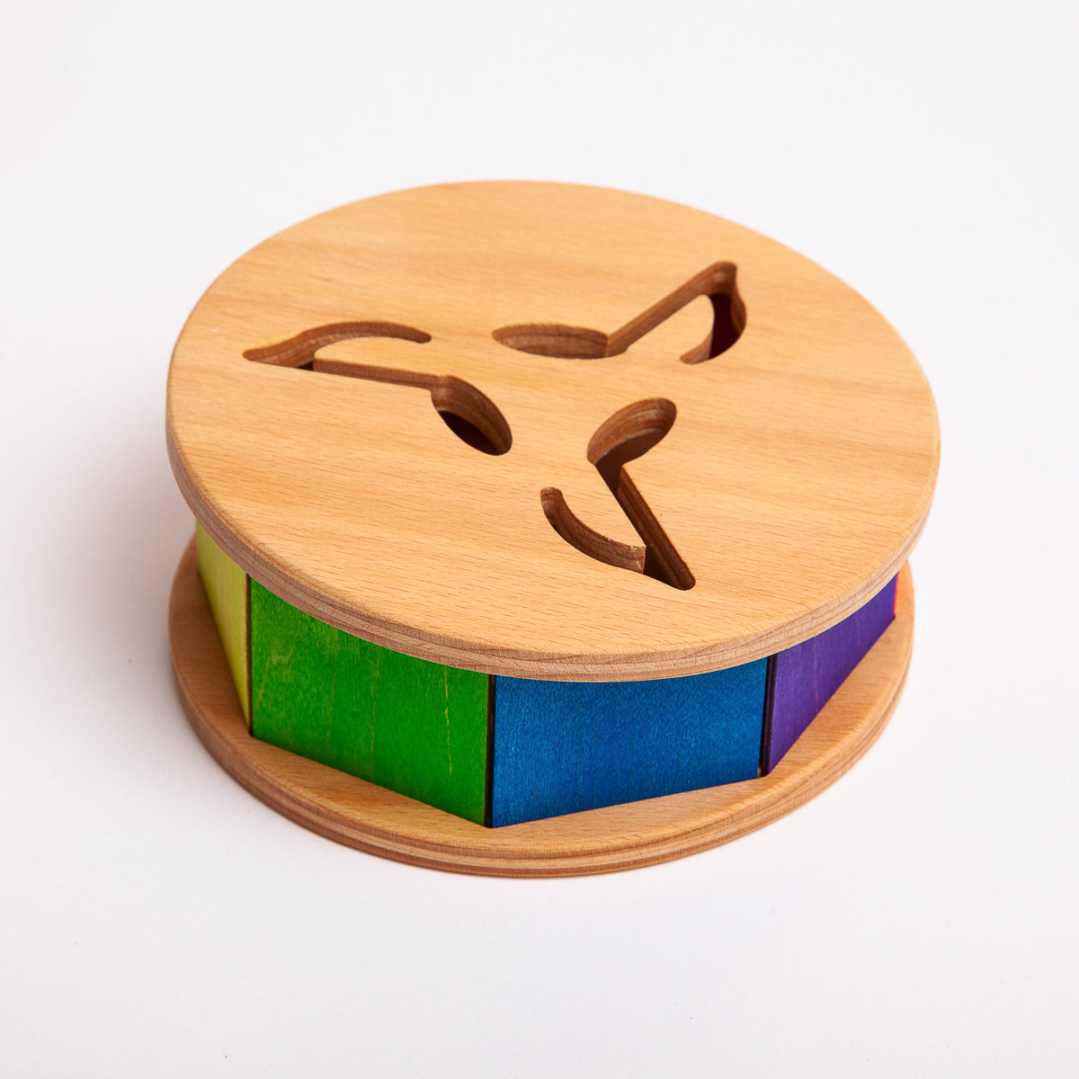 Grimms Wooden Sound and Color Wheel – The Acorn Store