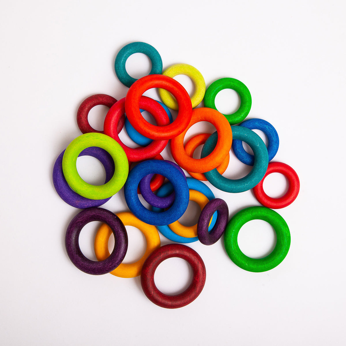 Grimms Natural Rainbow Building Rings – The Acorn Store