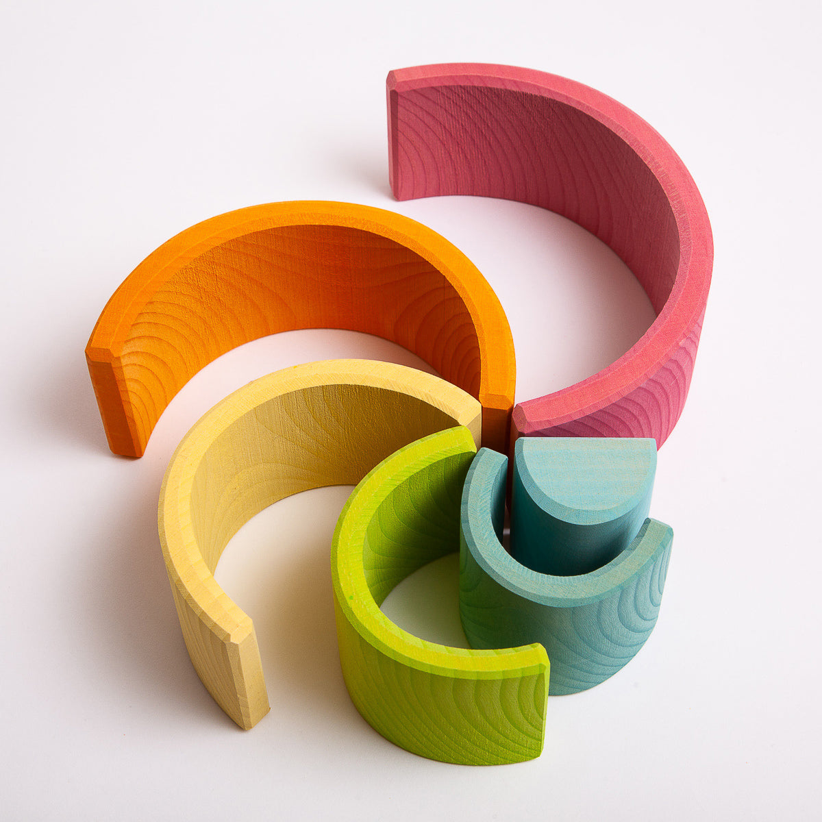 Grimms Wooden Rainbow 6 Pieces – The Acorn Store