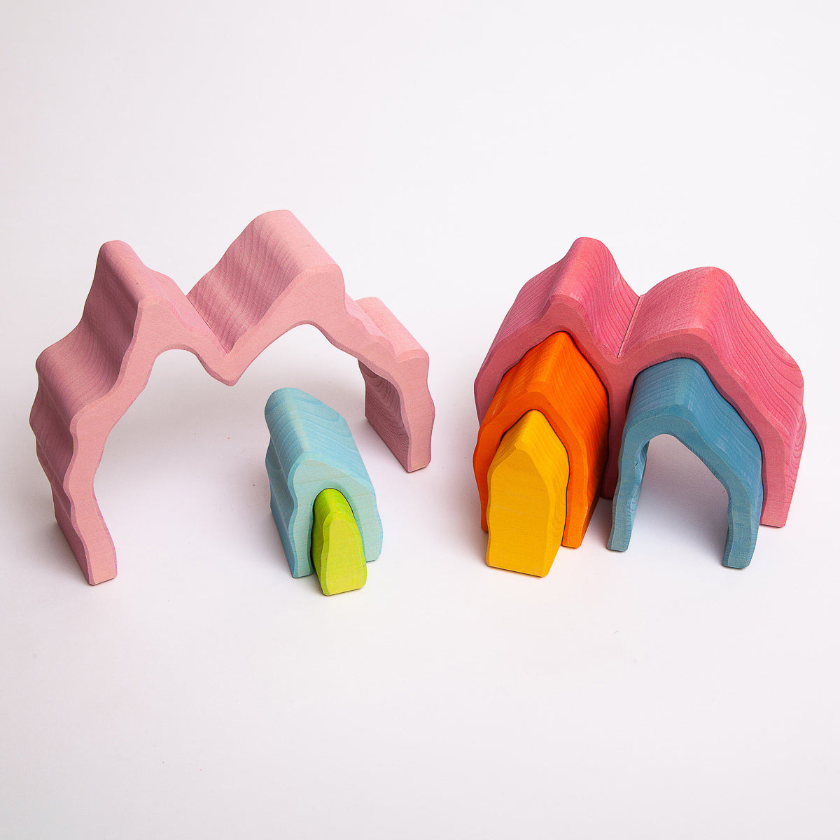 Grimms Wooden Stacking Toy Coral Reef – The Acorn Store