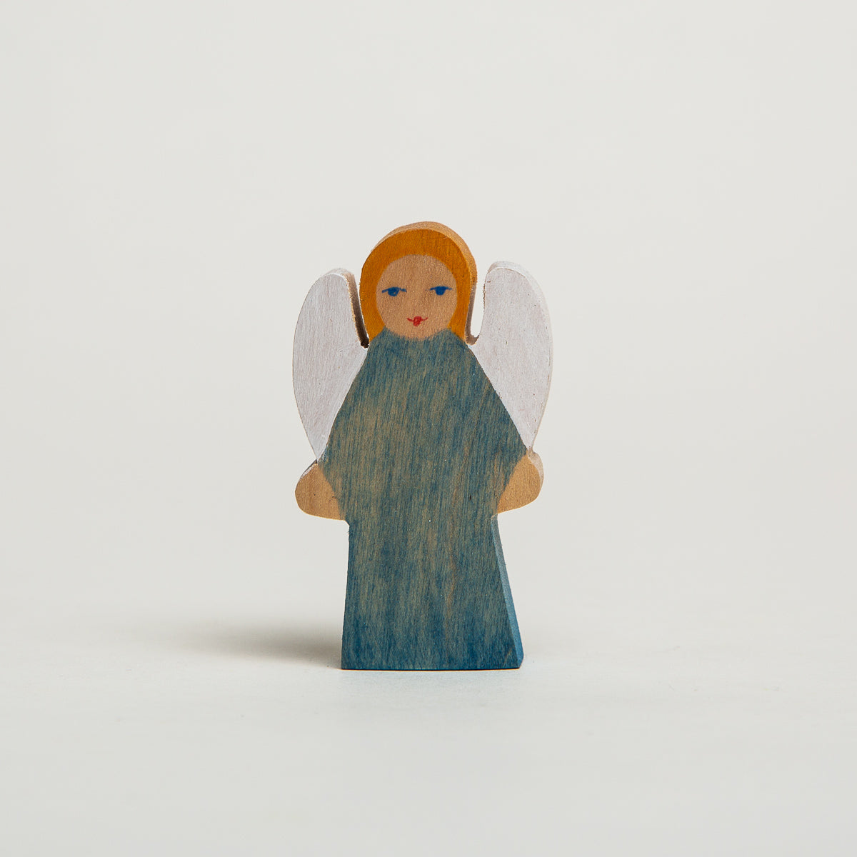 Ostheimer Natural Wooden Figure Angel Blue – The Acorn Store